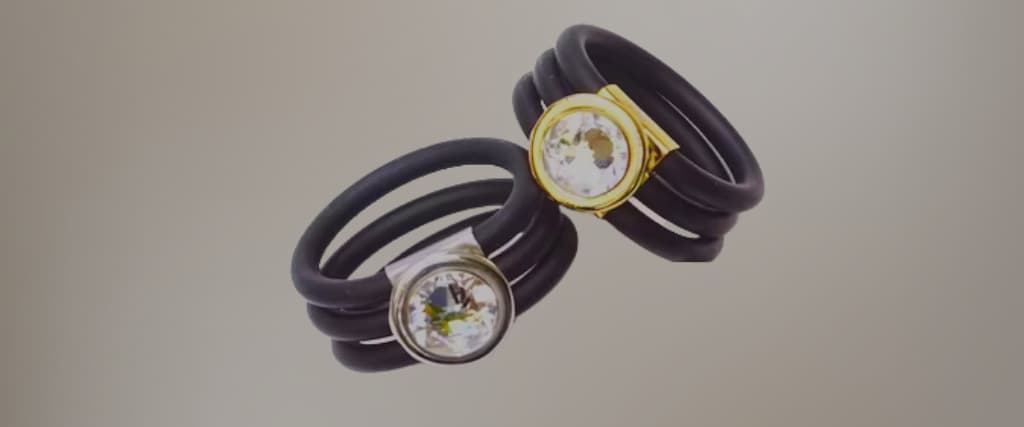 5 Beautiful Silicone Wedding Rings with Stones – Married.com.au